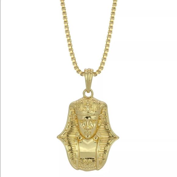 Accessories | 14kpharaoh Pendant And Gold Plated Hip Hop Chain | Poshmark
